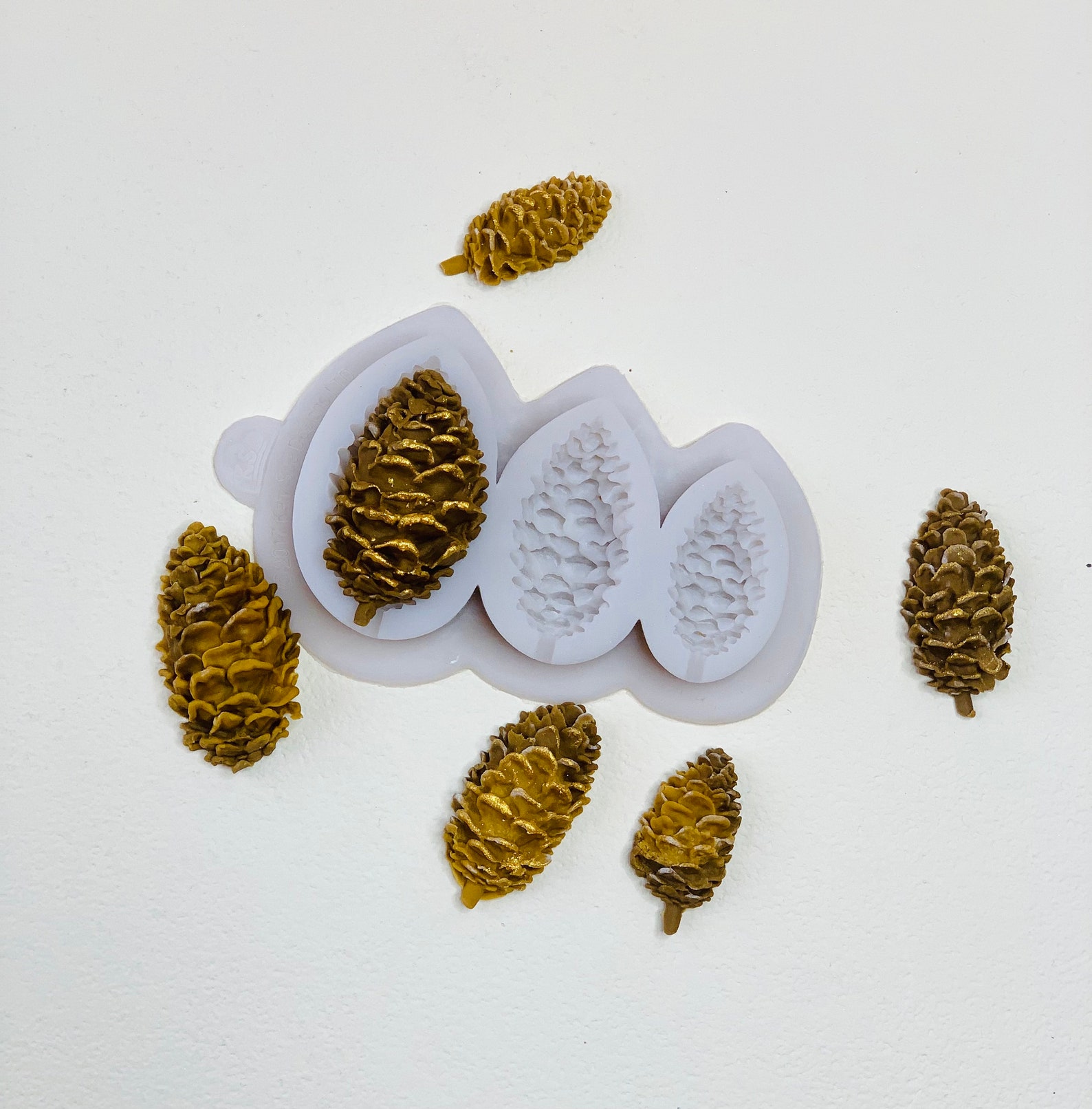 Pinecone Silicone Mold 3 Different Sizes Pinecones Mold Pine | Etsy