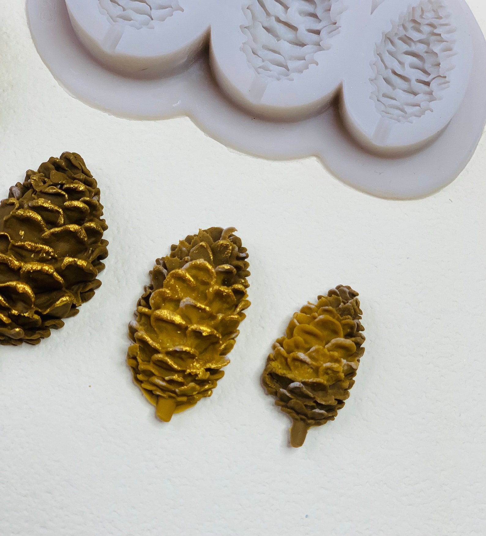 Pinecone Silicone Mold 3 Different Sizes Pinecones Mold - Etsy