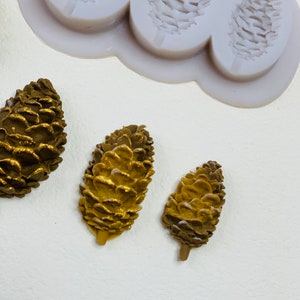 Pinecone Silicone Mold - 3 Different Sizes Pinecones Mold - Pine Cone ...
