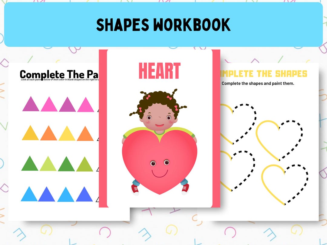 Shape Matching Printable Worksheets, Learning Shapes Activity ...