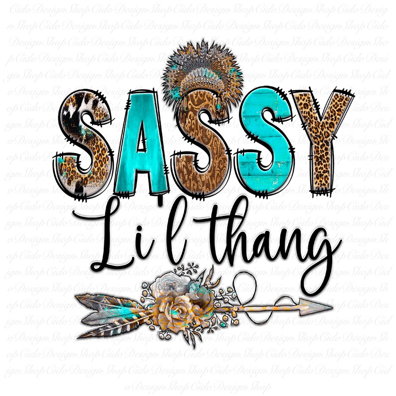 Sassy Lil Thang Png Western Png Sarcastic Png Funny Etsy