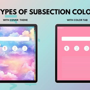 Digital Hyperlinked Notebook Minimal Notebook Note Taking Template ...