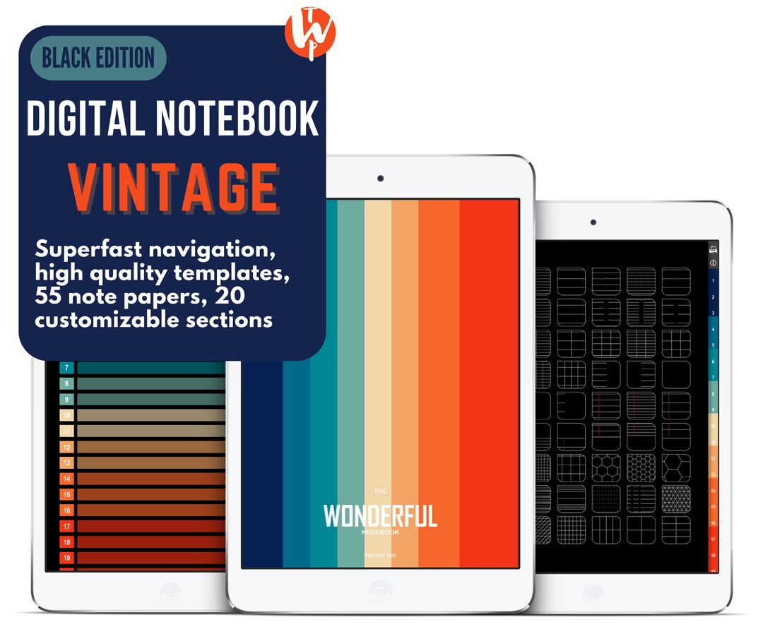 Digital Hyperlinked Notebook A4 Template Notepad Student - Etsy