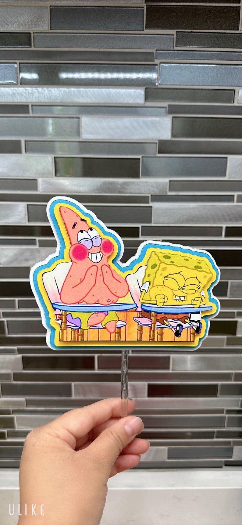 Spongebob Cake Topper, Ships Fast - Etsy