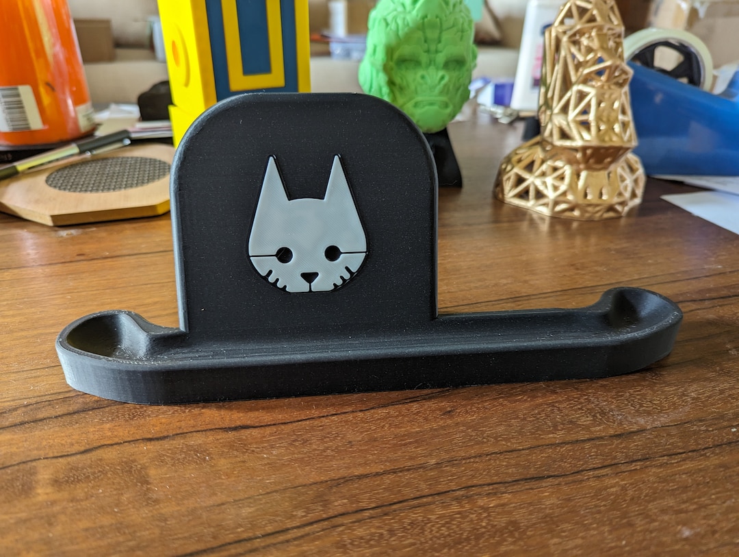 Custom Valve Steam Deck Stand/dock With Stray Game Logo Inlay ...