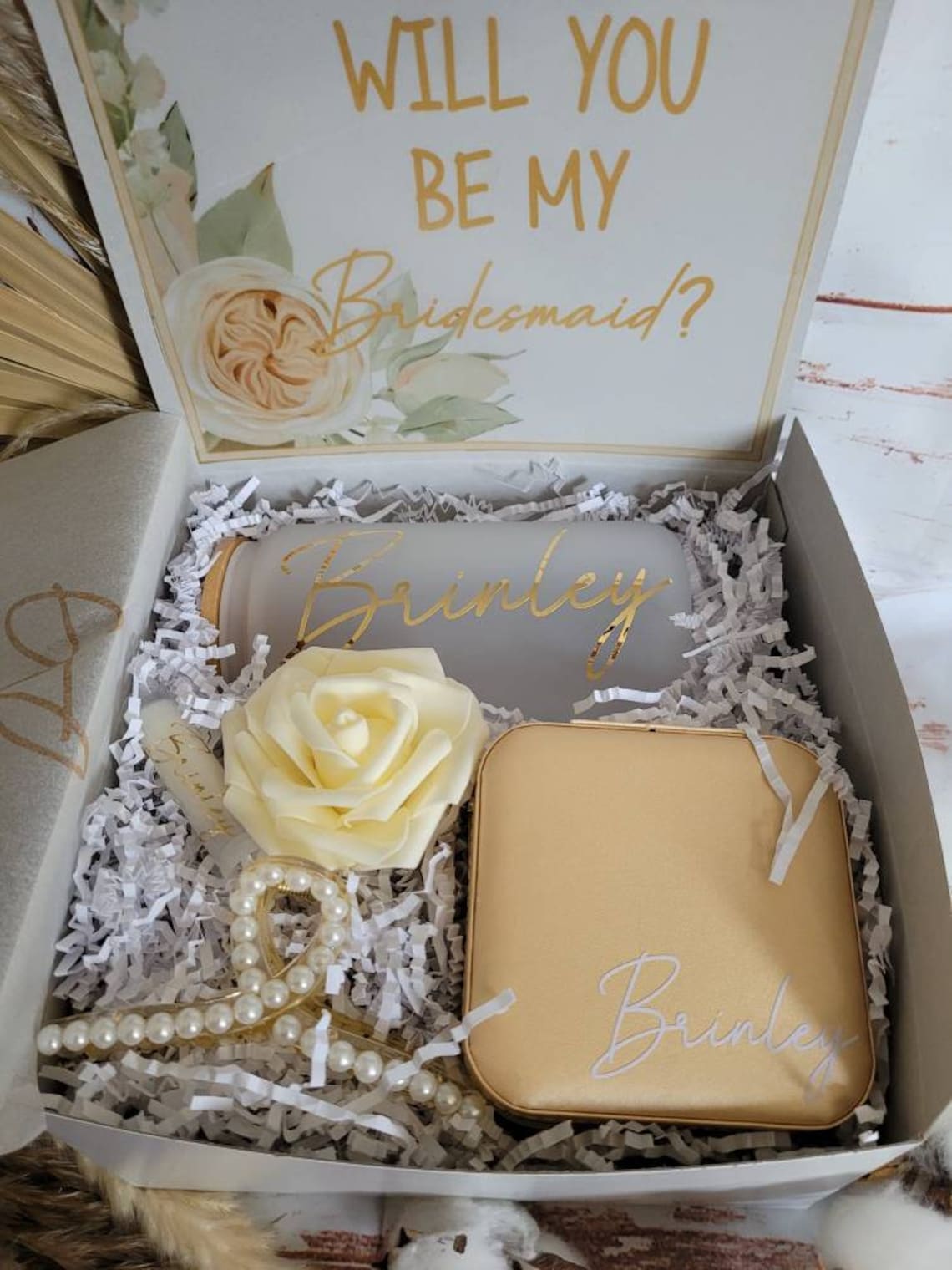 Personalized Bridesmaid Box-bridal Gift Box Boho Bridesmaid - Etsy