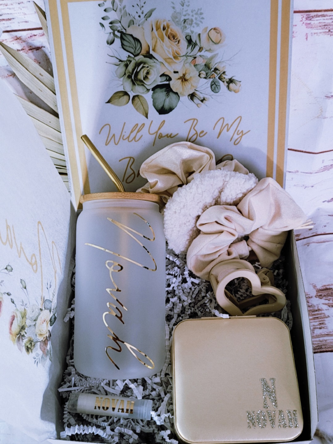 Personalized Bridesmaid Box-bridal Gift Box Boho Bridesmaid - Etsy