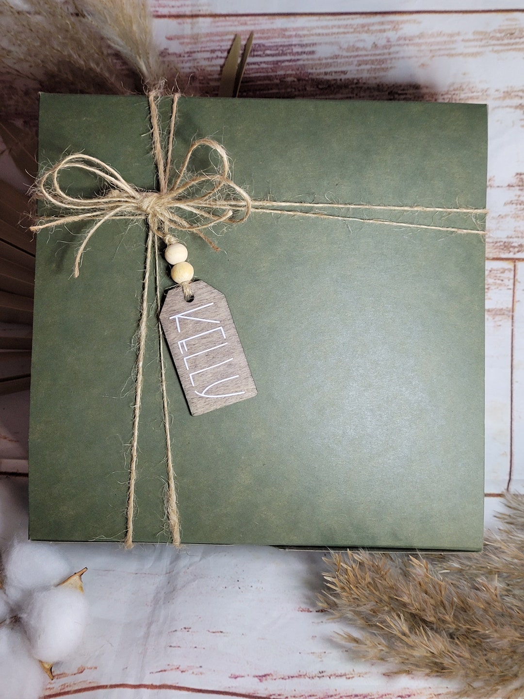 Sage Green Gift Box Sage Proposal Box With Farmhouse Style - Etsy