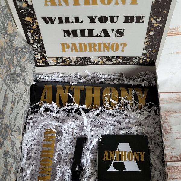 Padrino Proposal Box - Etsy
