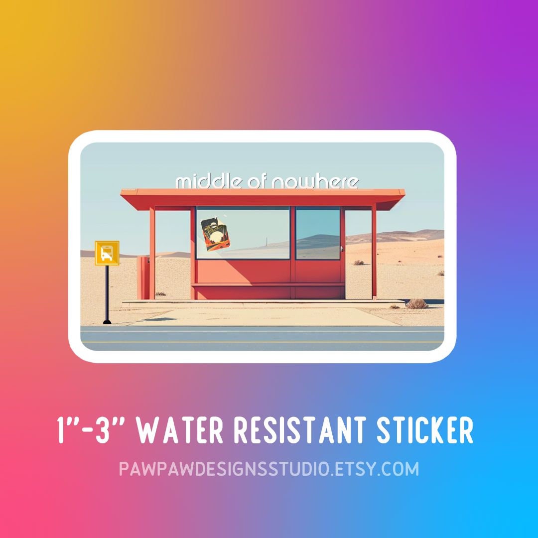 Hanson Man From Milwaukee Bus Stop Water Resistant Sticker, Hanson ...