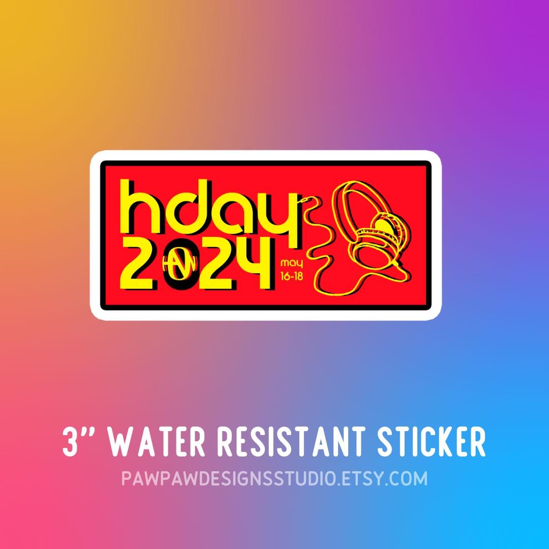 Hanson Hday 2024 Water Resistant Sticker, Hanson Sticker, Hanson Fan ...