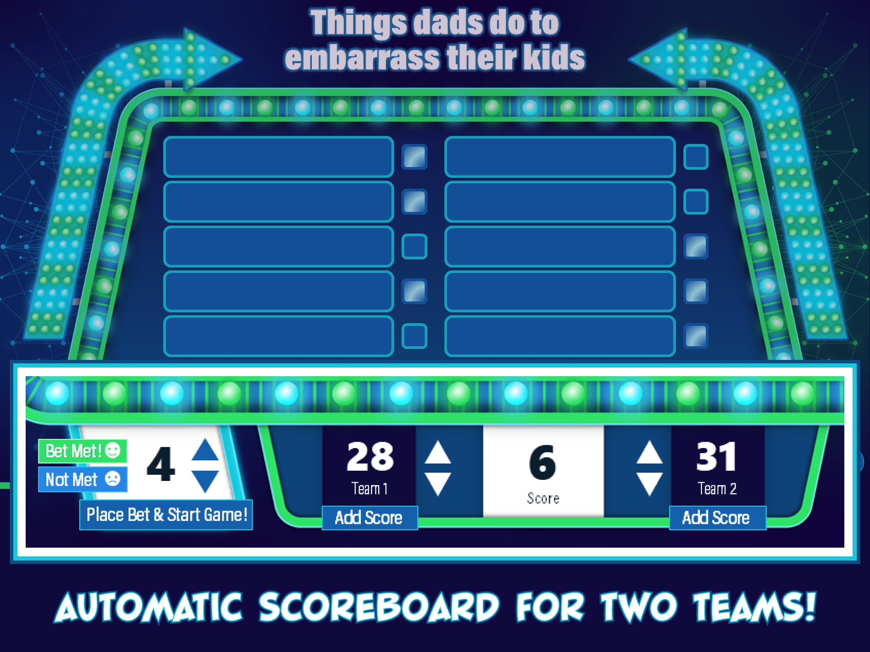 Father's Day Word Burst Game Powerpoint Game Customizable With Timer ...