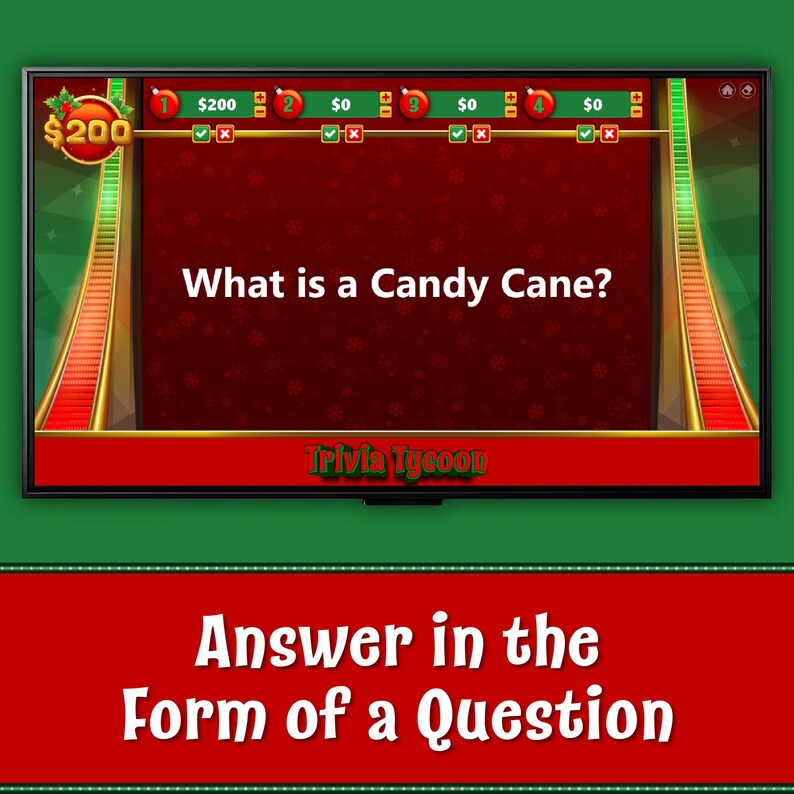 Christmas Trivia Tycoon Game – Interactive Powerpoint With Scoreboard ...