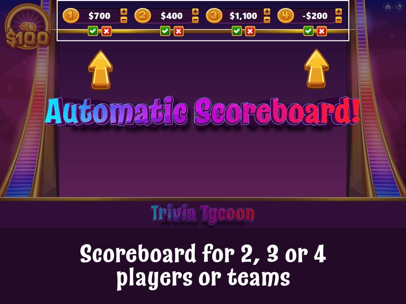 Editable Trivia Game Template – Trivia Tycoon Interactive Powerpoint W ...