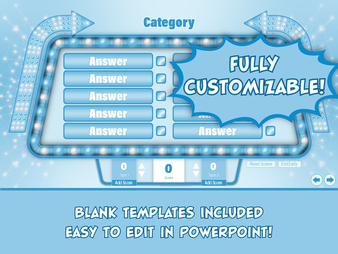 Baby Shower Word Burst Game Powerpoint Game Customizable With Timer ...