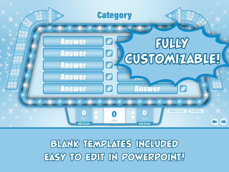Baby Shower Word Burst Game – Powerpoint Game – Customizable With Timer ...