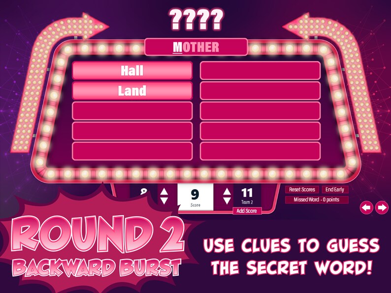 Mother’s Day Word Burst Game – Powerpoint Game – Customizable With ...