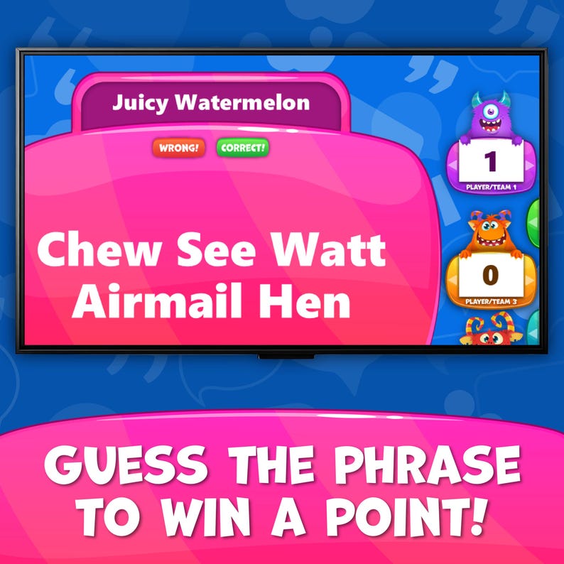 Say What! Sound-it-out Game – Interactive Powerpoint With Scoreboard ...