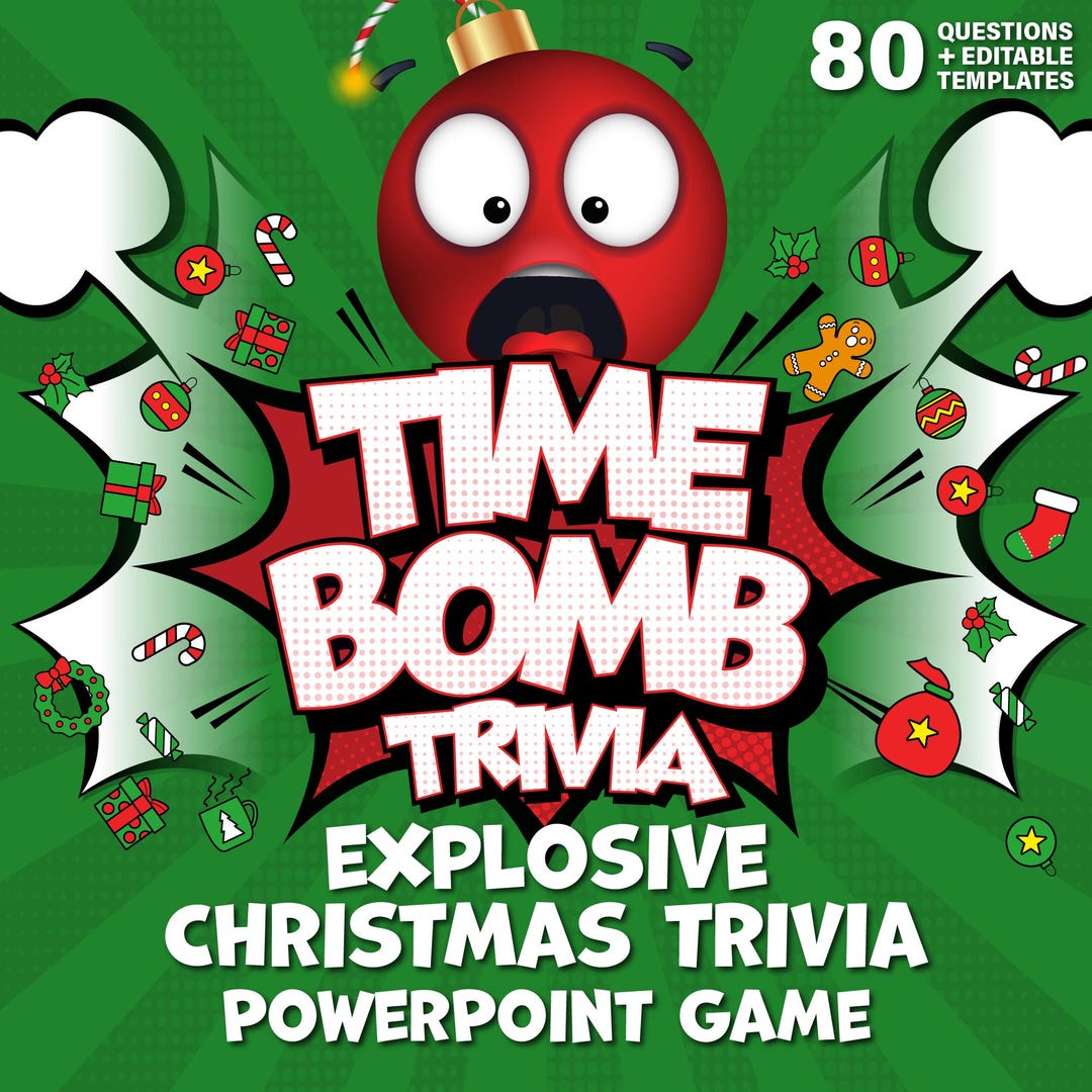 Christmas Time Bomb Trivia Game – Interactive Powerpoint With Scoreboad ...