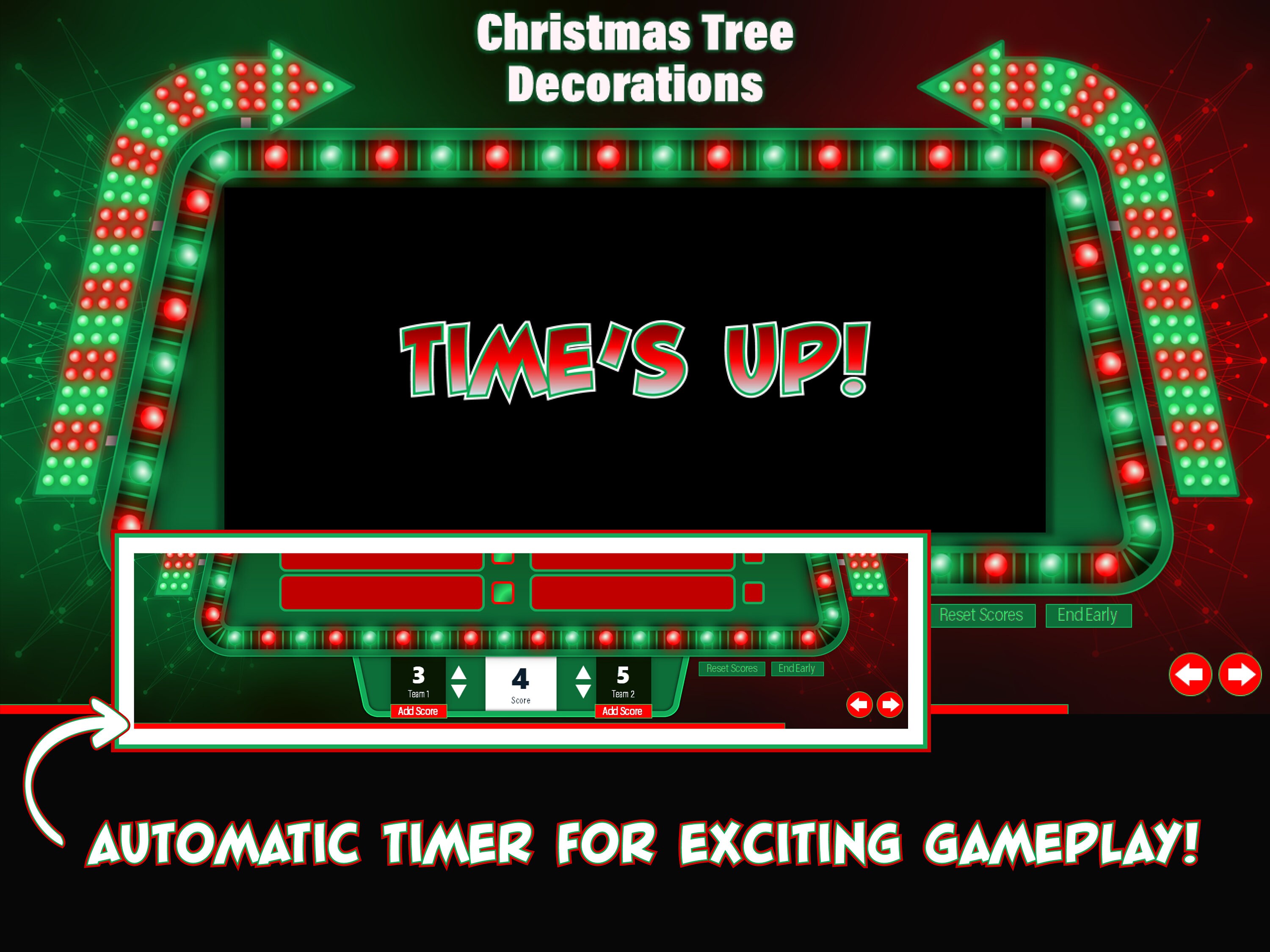 Christmas Word Burst Game – Powerpoint Game – Customizable With Timer ...