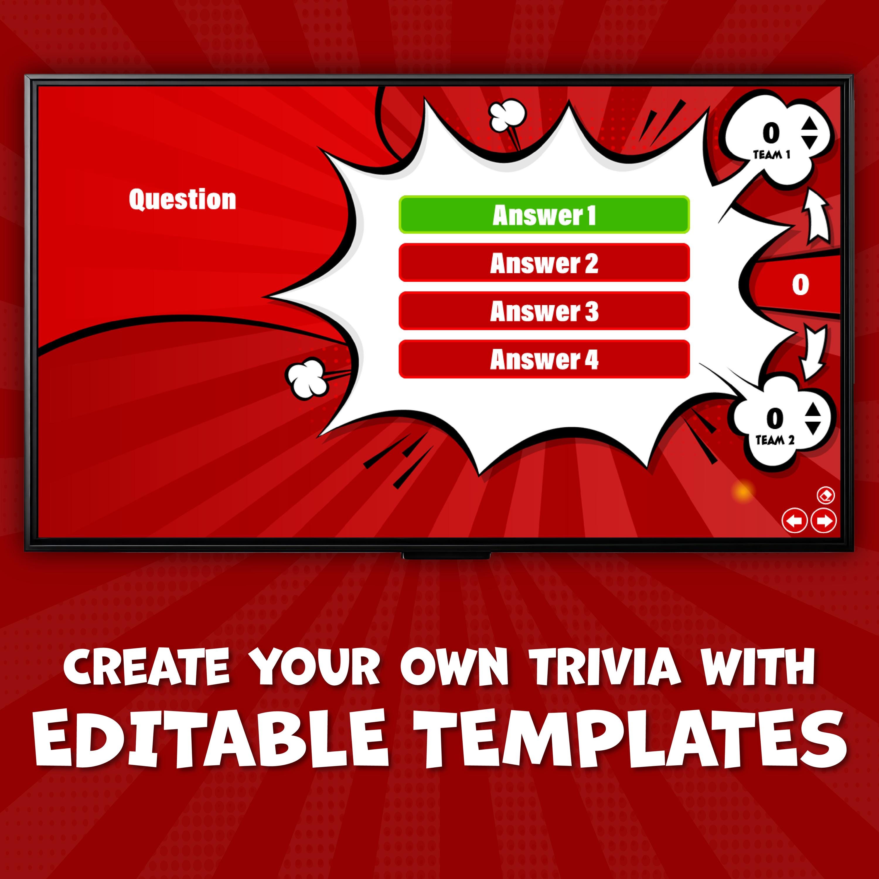 Time Bomb Trivia Game – Interactive Powerpoint With Scoreboard (family ...