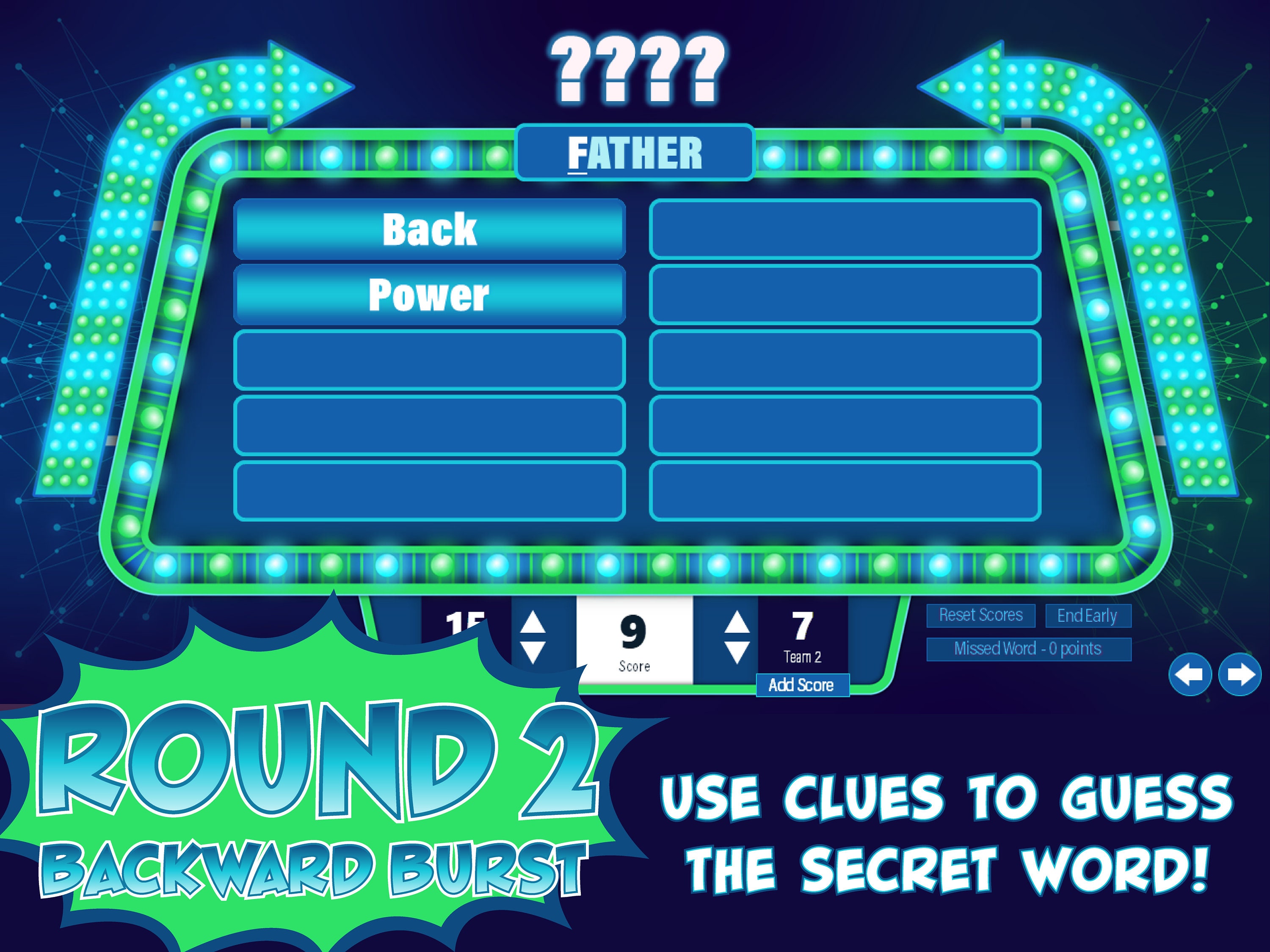Father's Day Word Burst Game Powerpoint Game Customizable With Timer ...