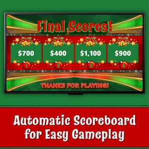 Christmas Trivia Tycoon Game – Interactive Powerpoint With Scoreboard ...
