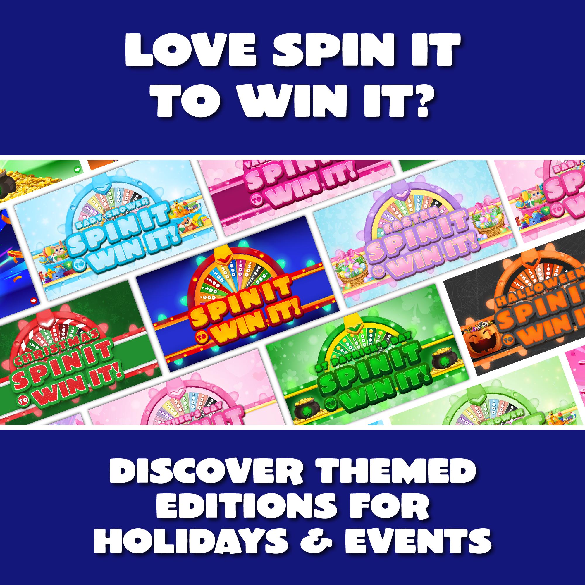 Christmas Spin It to Win It Game – Interactive Powerpoint Party Game W ...