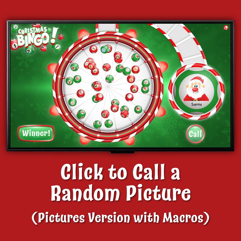 Christmas Bingo Powerpoint Game – Picture & Number Versions With ...
