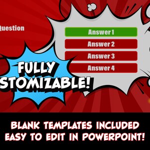 Time Bomb Trivia Game | Interactive Editable Powerpoint W/scoreboard ...