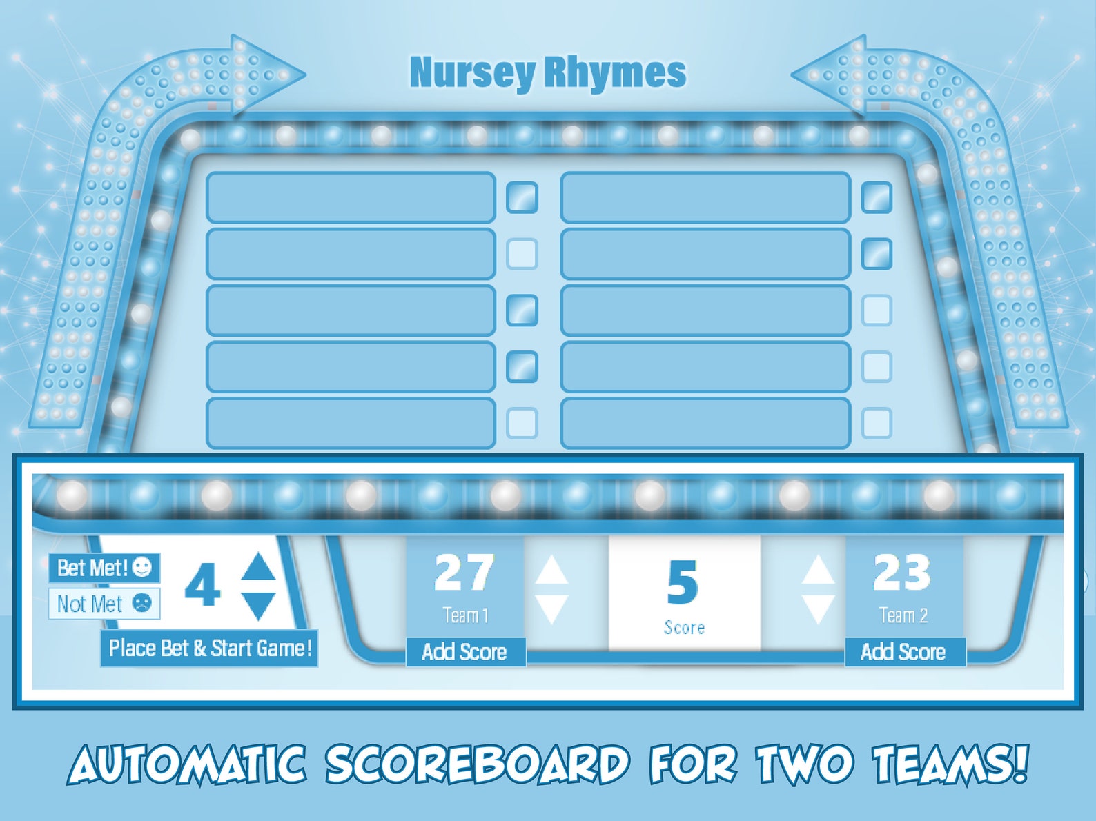 Baby Shower Word Burst Game Powerpoint Game Customizable With Timer ...