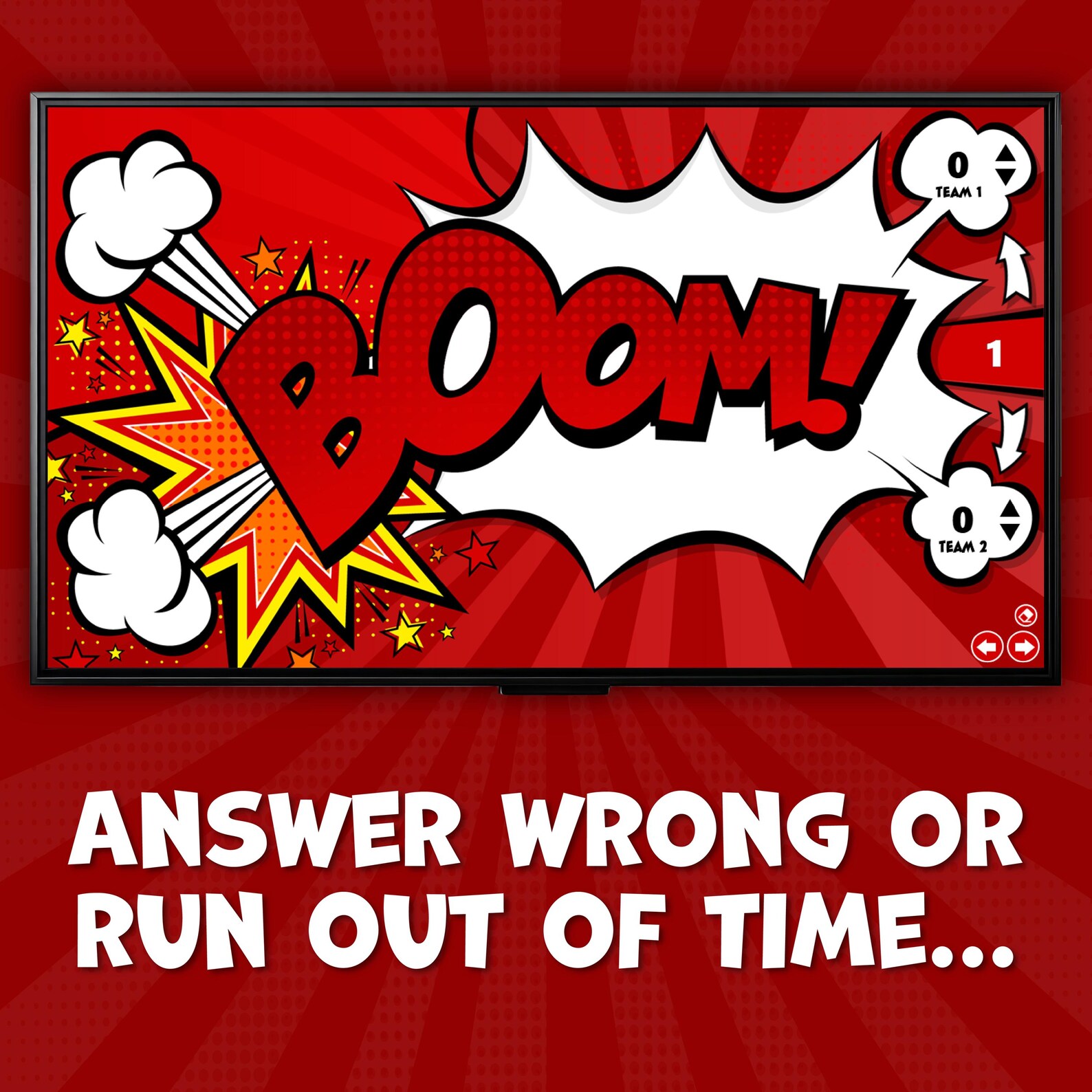 Time Bomb Trivia Game – Interactive Powerpoint With Scoreboard (family ...