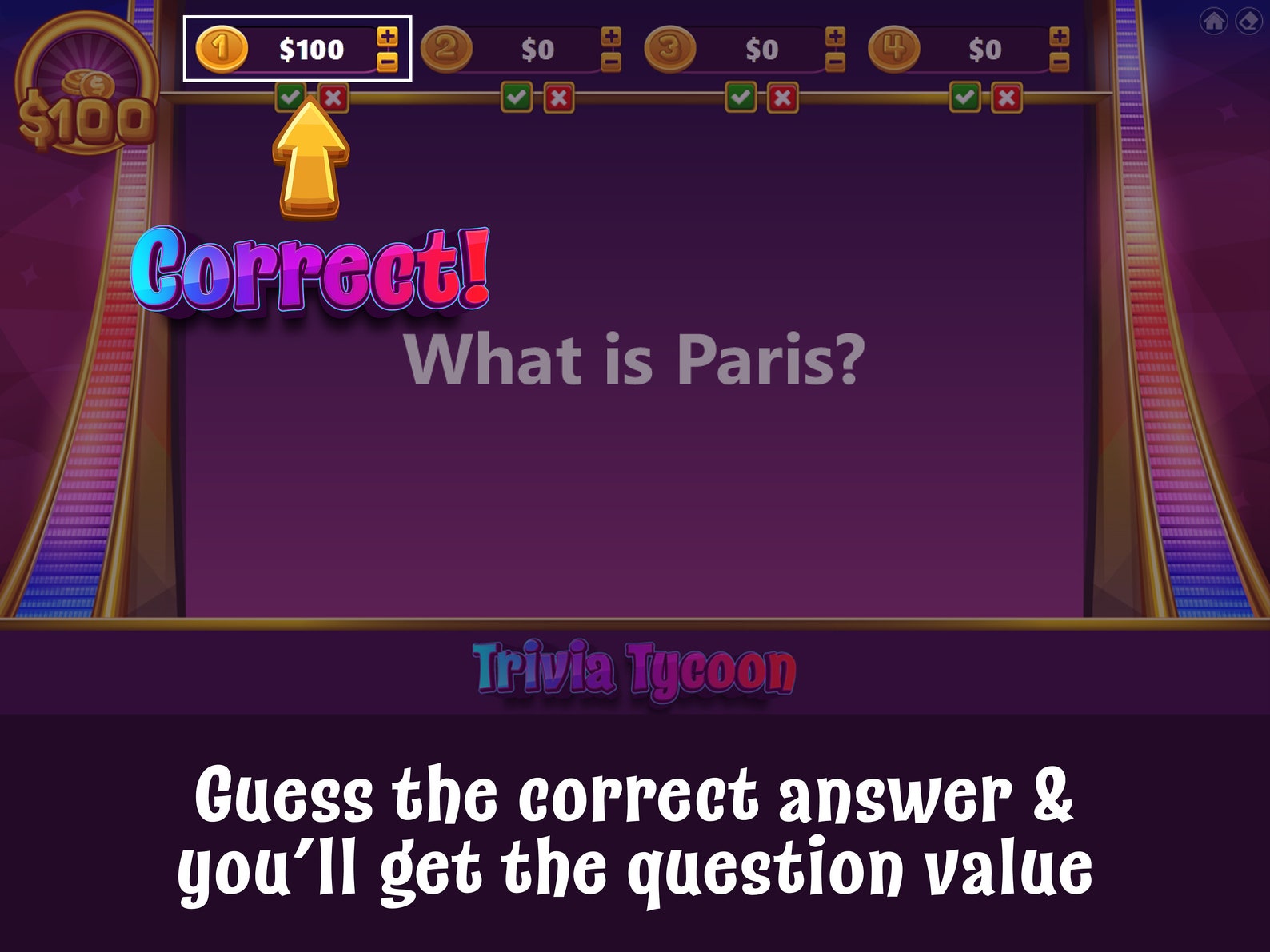 Editable Trivia Game Template – Trivia Tycoon Interactive Powerpoint W ...