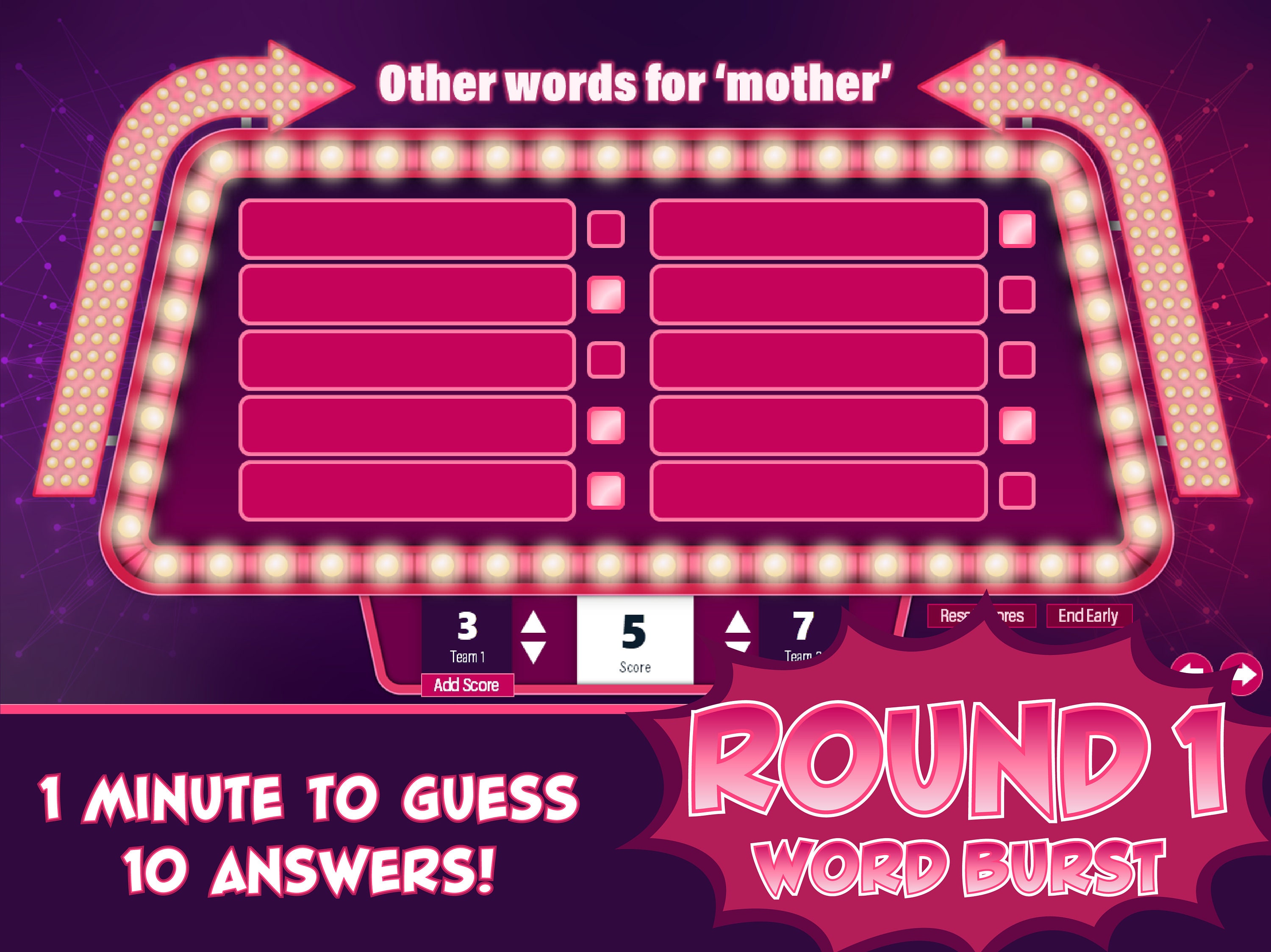 Mother’s Day Word Burst Game – Powerpoint Game – Customizable With ...