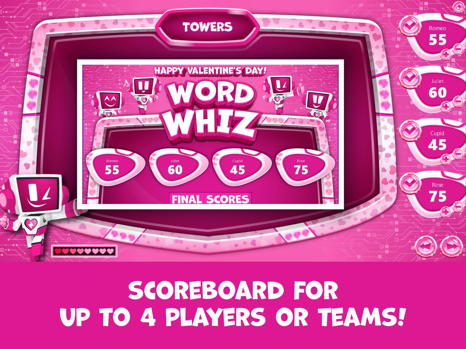 Valentine's Day Word Whiz | 5 Interactive Word Games for Families ...