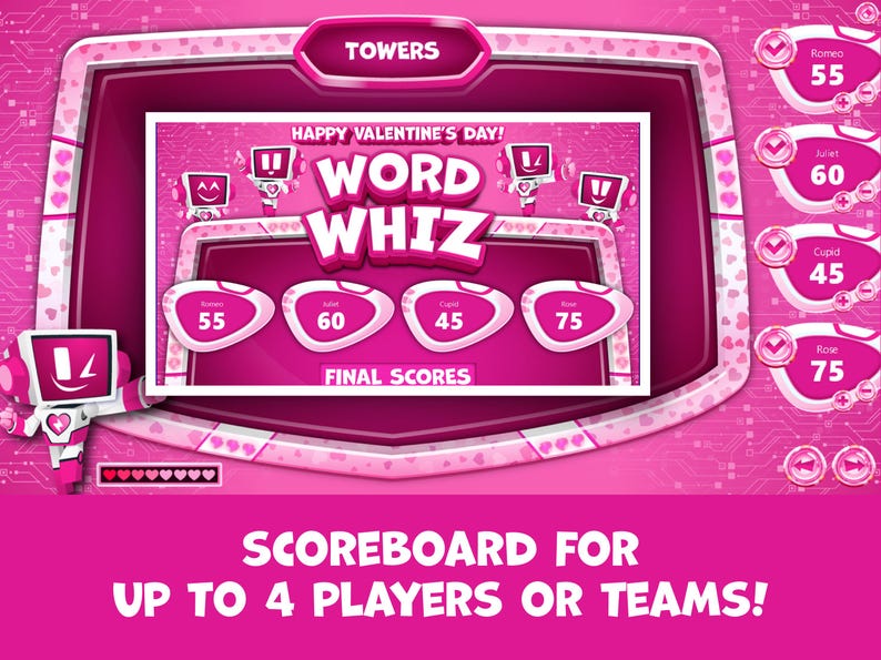 Valentine's Day Word Whiz | 5 Interactive Word Games for Families ...