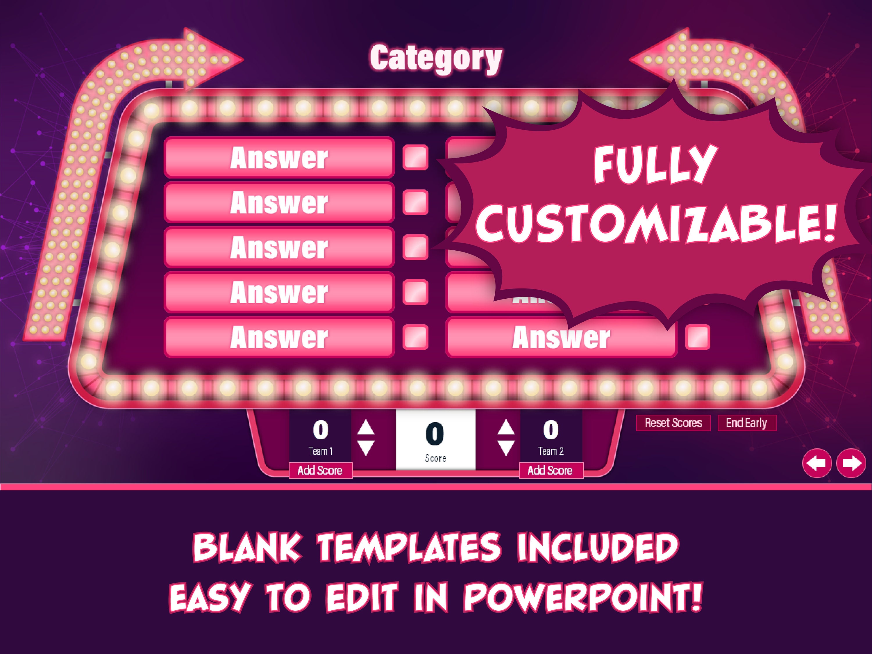 Mother’s Day Word Burst Game – Powerpoint Game – Customizable With ...