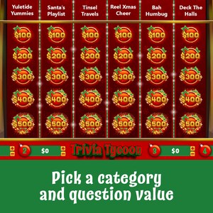Christmas Trivia Tycoon | Interactive Holiday Game | Editable ...