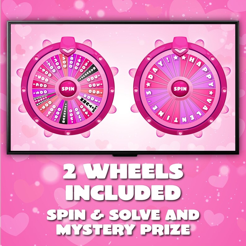Valentine’s Day Powerpoint Word Game – Spin It to Win It With 3 ...