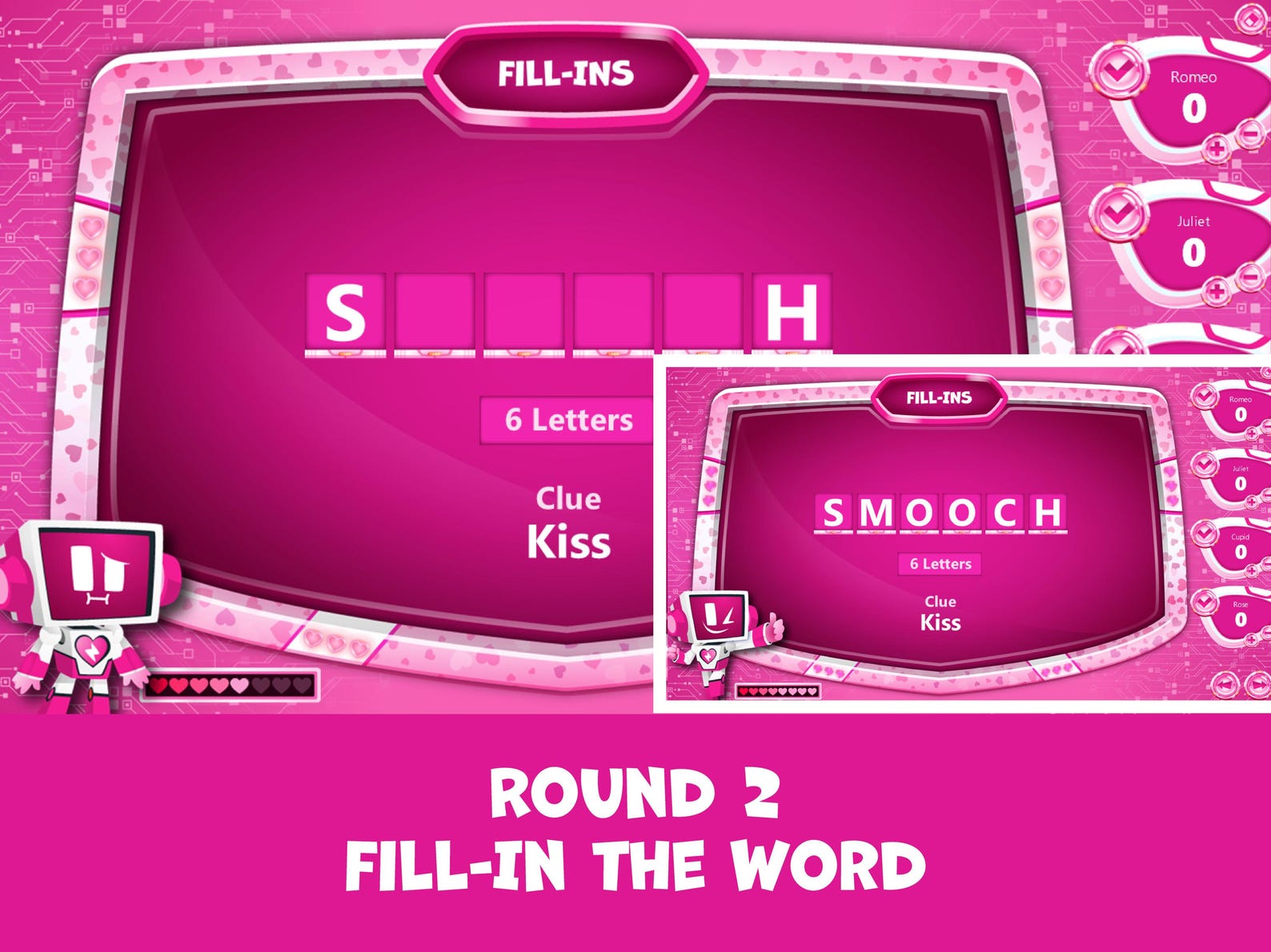 Valentine's Day Word Whiz | 5 Interactive Word Games for Families ...