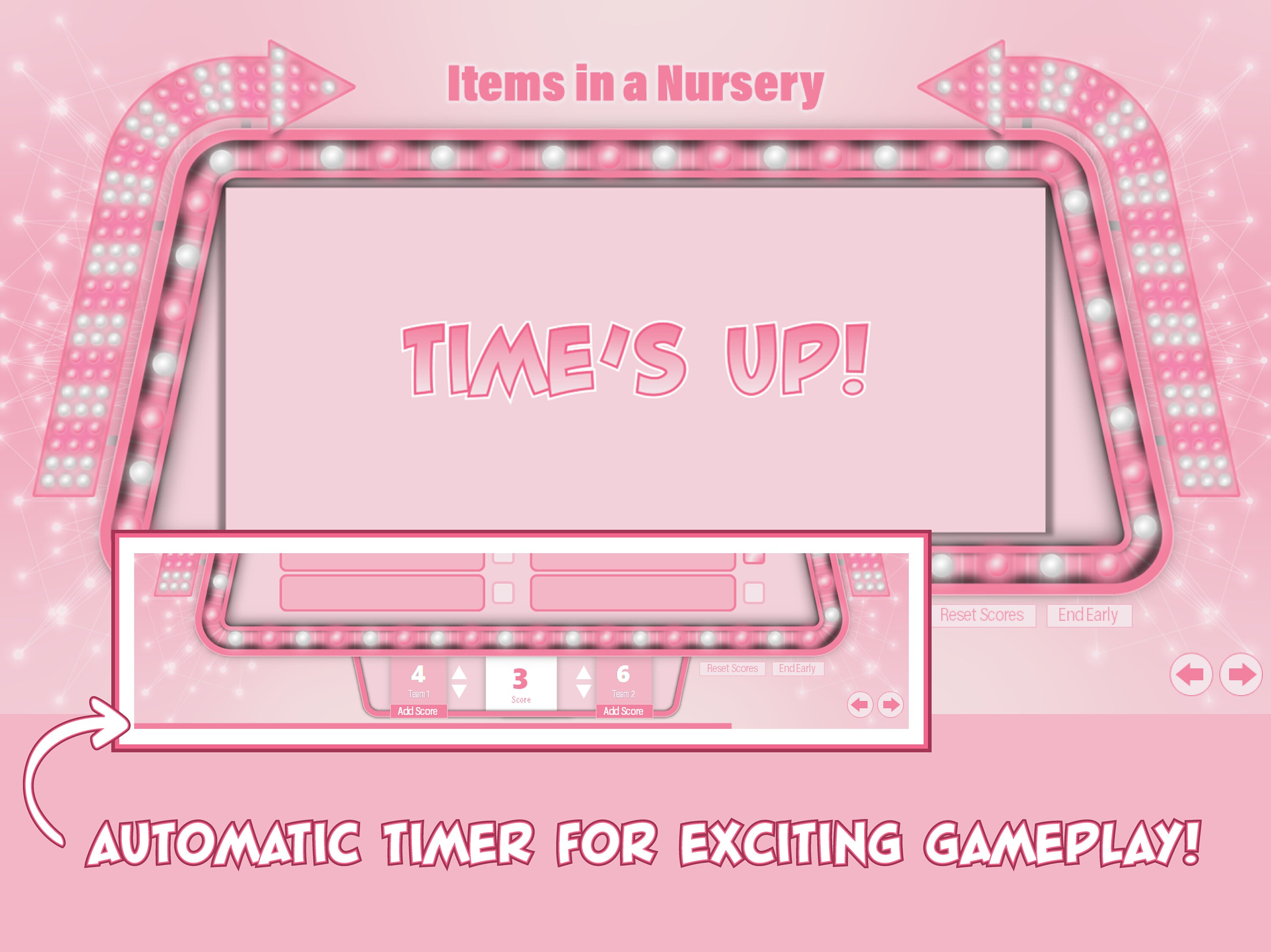 Baby Shower Word Burst Game – Powerpoint Game – Customizable With Timer ...