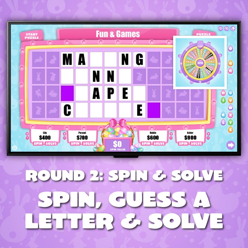 Easter Powerpoint Word Game – Spin It to Win It With 3 Interactive ...