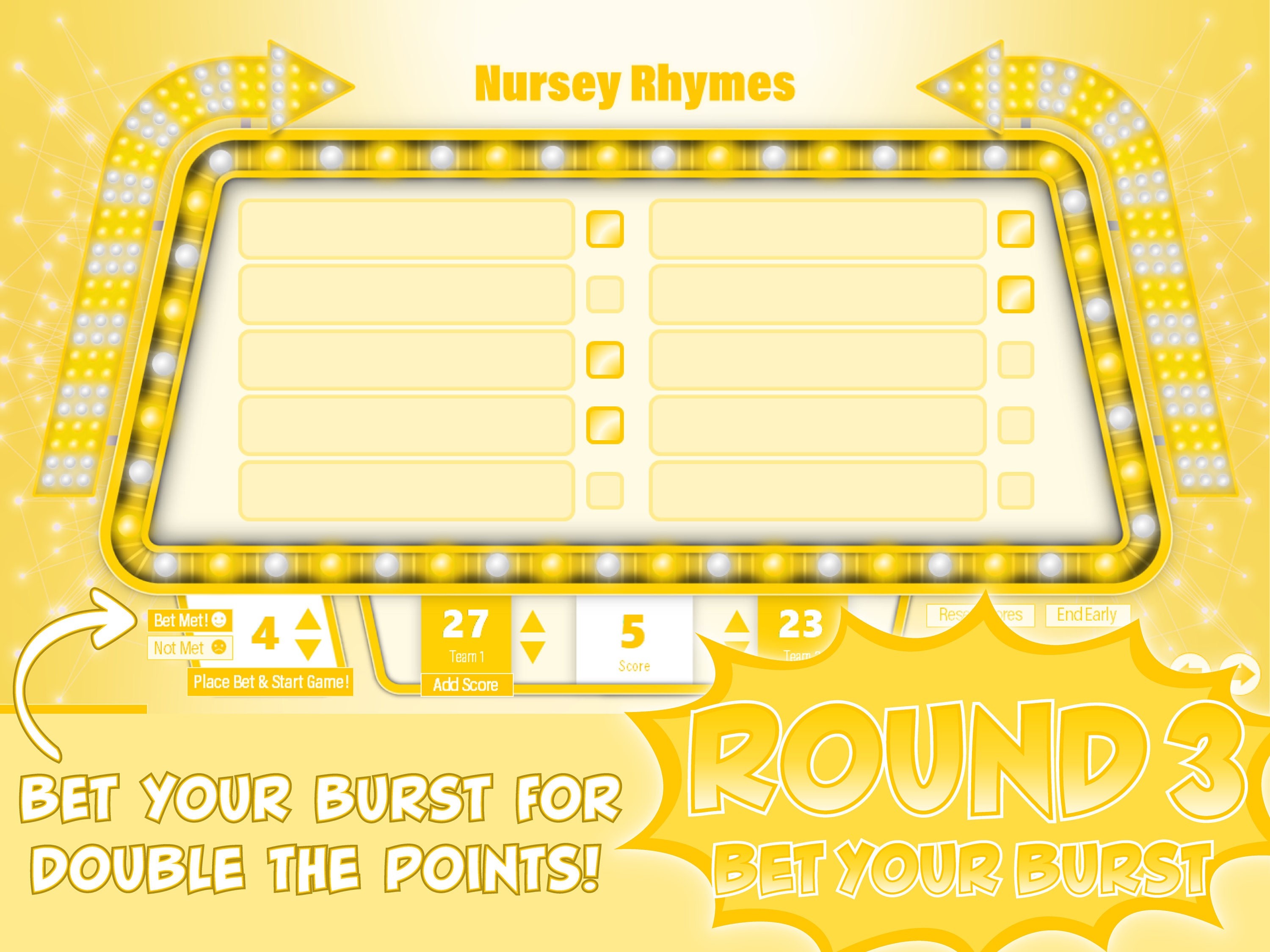 Baby Shower Word Burst Game – Powerpoint Game – Customizable With Timer ...