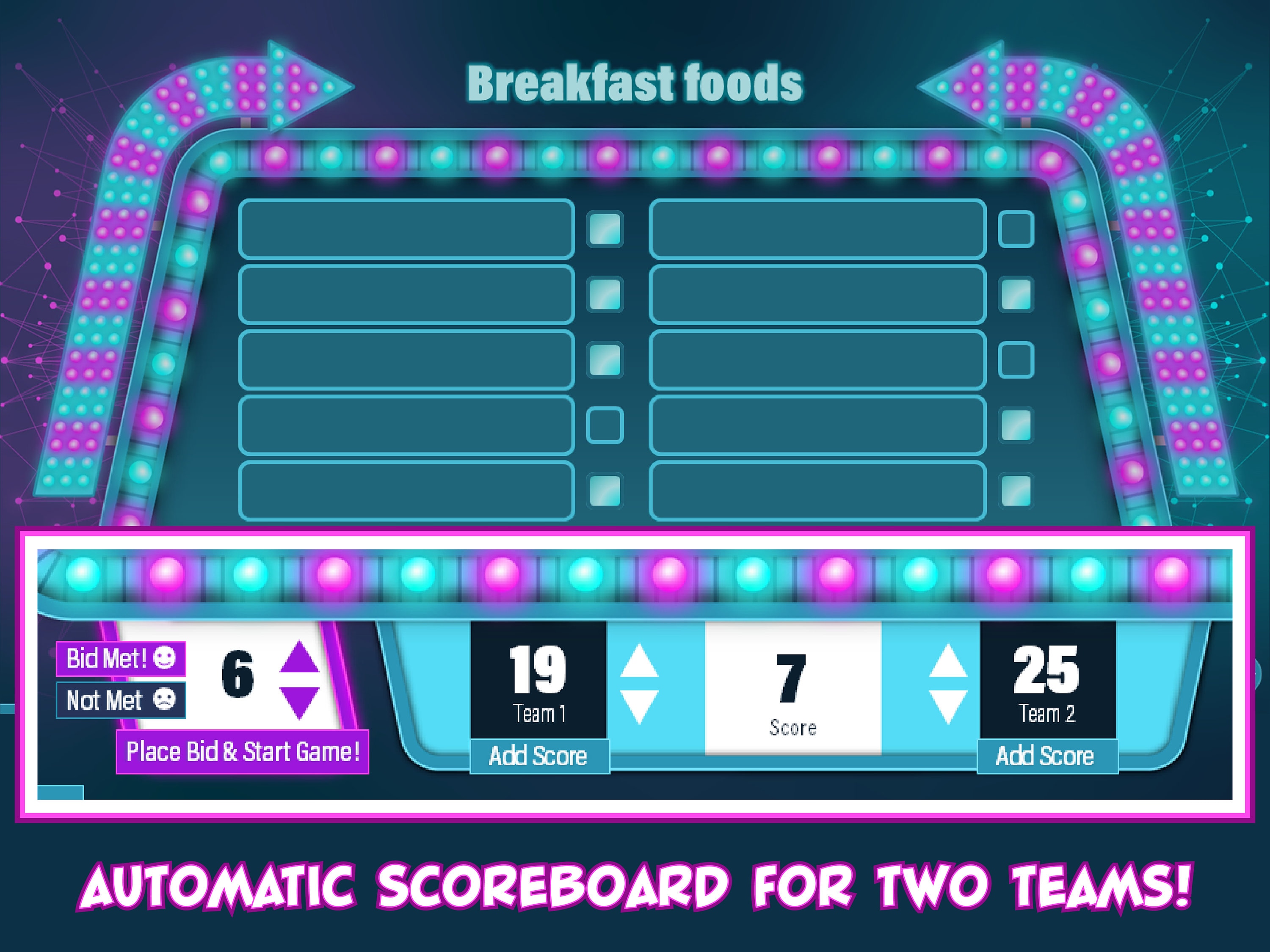 Word Burst Word Game – Interactive Powerpoint With Scoreboard (family ...