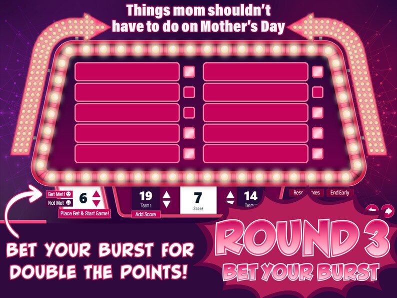 Mother’s Day Word Burst Game – Powerpoint Game – Customizable With ...