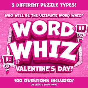 Valentine's Day Word Whiz | 5 Interactive Word Games for Families ...