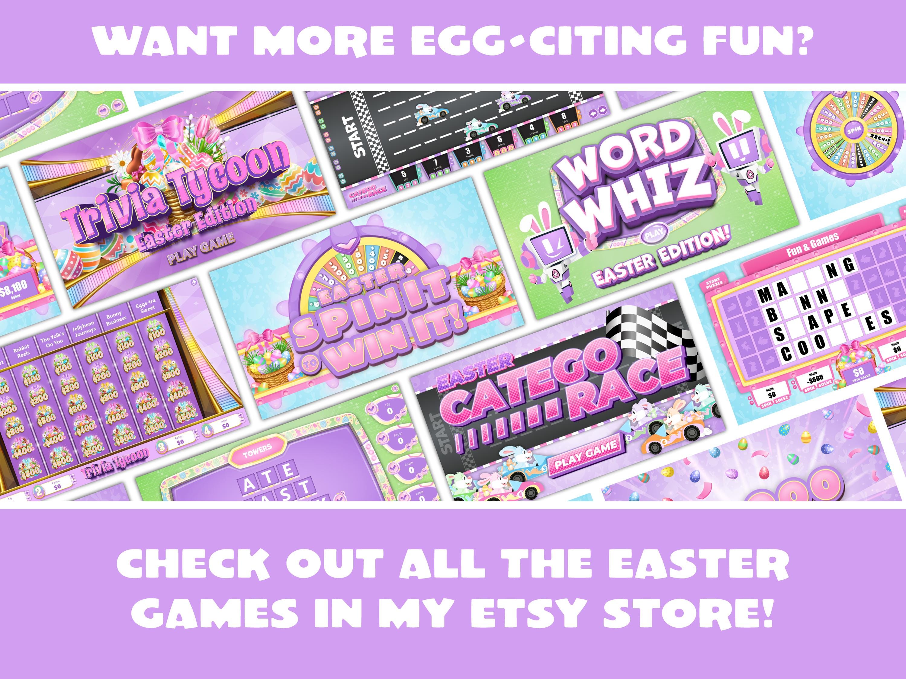 Easter Party Game | Spin It to Win It | Interactive Digital Powerpoint ...