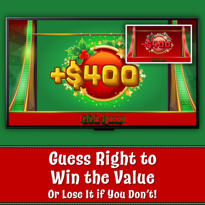 Christmas Trivia Tycoon Game – Interactive Powerpoint With Scoreboard ...
