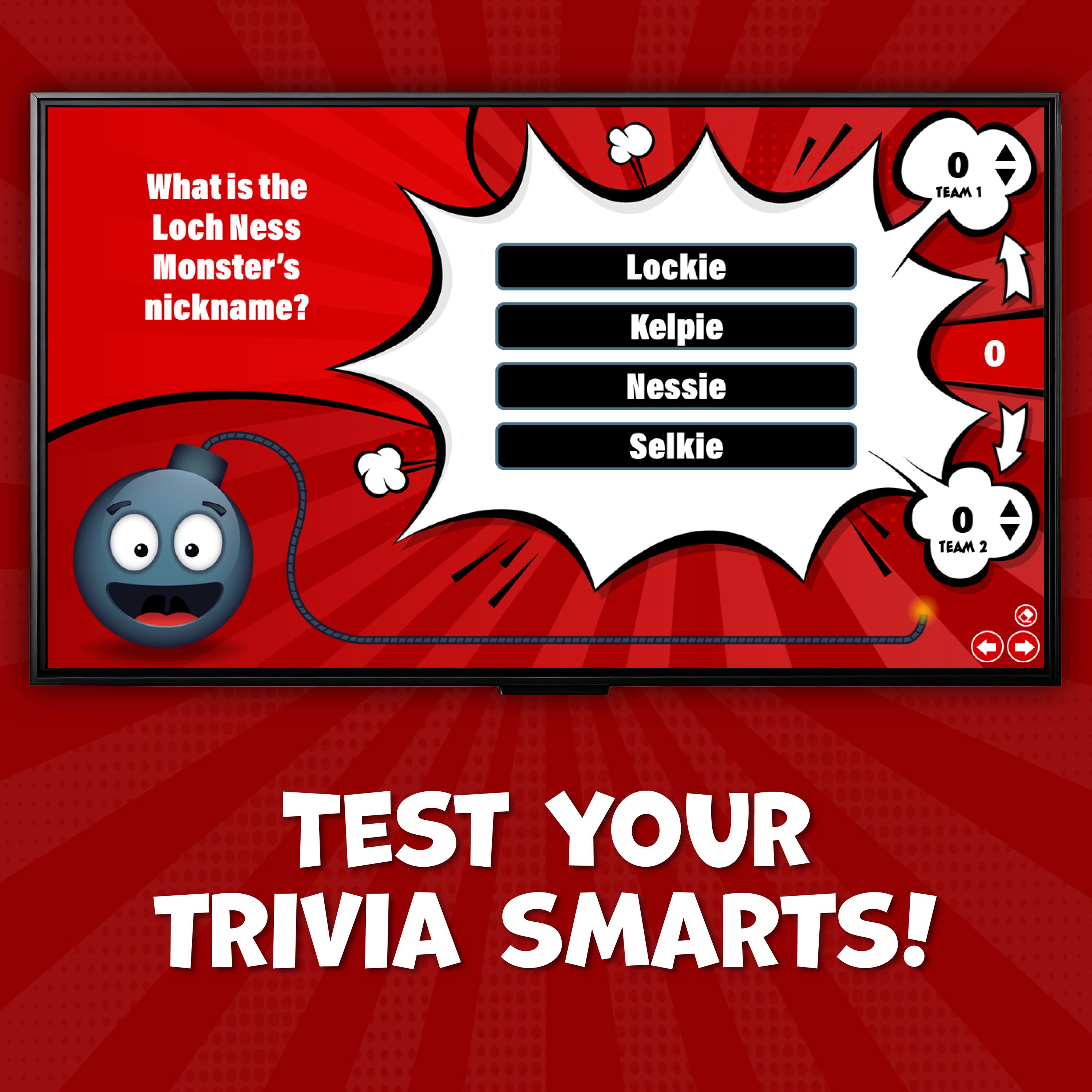 Time Bomb Trivia Game – Interactive Powerpoint With Scoreboard (family ...