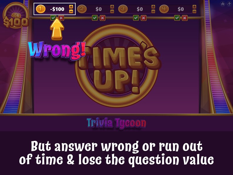Editable Trivia Game Template – Trivia Tycoon Interactive Powerpoint W ...